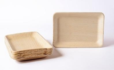 Plato de Madera Rectangular 16x23cm